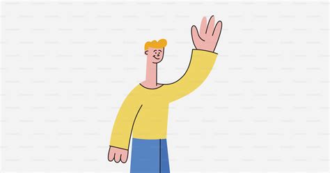 벡터 남성 캐릭터는 성공적인 개발 회의 협업 후 인사하는 동료들에게 손을 흔든다 남성 회사원 사업가 협력 및 팀 빌딩 벡터 Unsplash의 협력 이미지