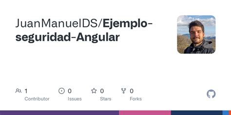GitHub JuanManuelDS Ejemplo Seguridad Angular