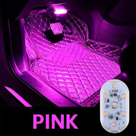 ภายในรถ Led Sensor Light Usb ชาร ์ จ Touch Switch Light อัตโนมัติไร ้
