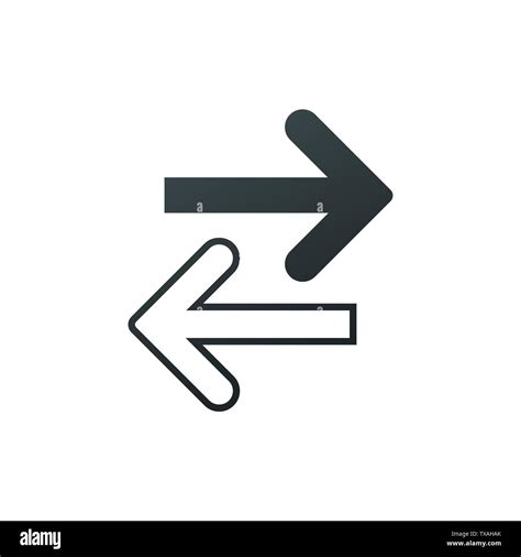 Transfer Left And Right Arrows Icon Can Be Used For Mobile Concept And