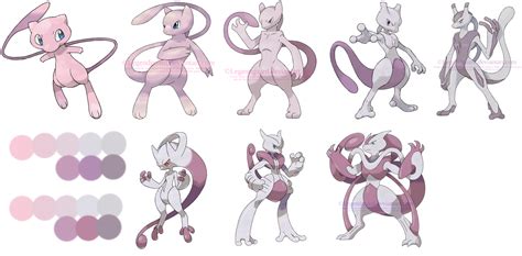 From Mew To Mewthree Evolution Of Rocket Clones By Legendguard On