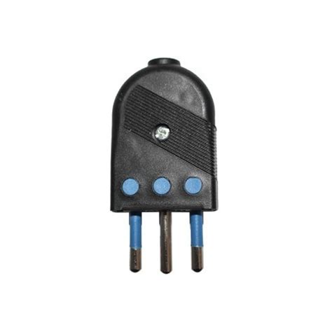 Enchufe Macho Convertible Negro 10a 250v Wanting Chile Spa