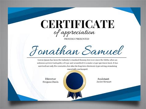 Custom Certificate Design Diploma Certificate Or Award Certificate