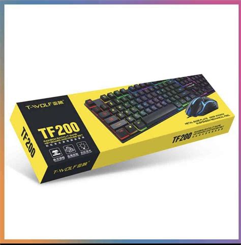 Rgb Keyboard And Mouse Tf200 Computers And Tech Parts And Accessories