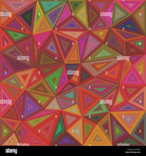 Colorful Vector Triangle Mosaic Background Design Stock Vector Image