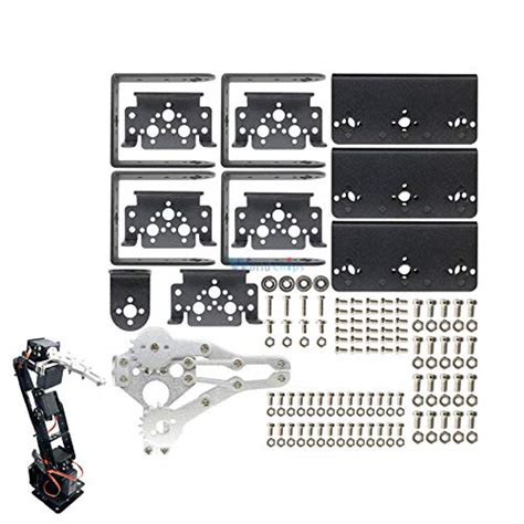 Buy Aluminium Robot DOF Arm Claw Kit Mechanical Robotic Arm For Arduino Online At DesertcartINDIA