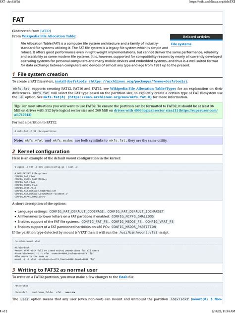 Fat Archwiki Pdf File System Software