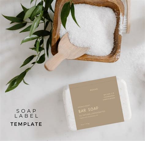 Editable Soap Label Template Canva Bar Soap Labels Printable Etsy Artofit