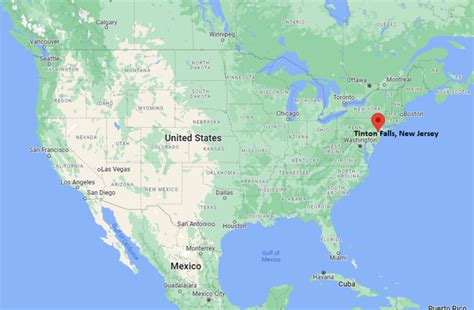 Where Is Tinton Falls Nj Usa Location Map Of Tinton Falls New Jersey