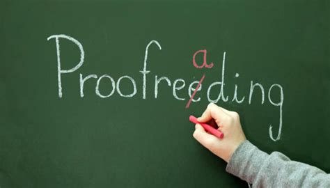 Importance Of Proofreading