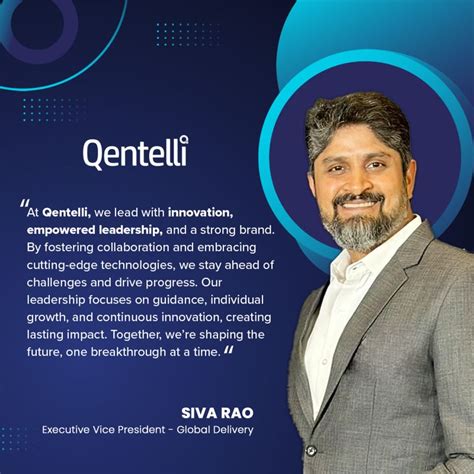 Leadershipatqentelli Innovation Digitaltransformation Qentellivision Techleadership