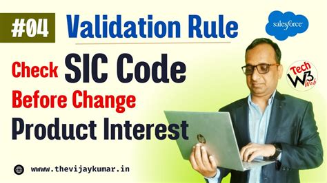 Validation Rule On Lead To Check “sic Code” Before Product Interest