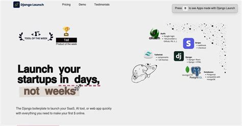 Django Launch Saas Boilerplate For Python Devs