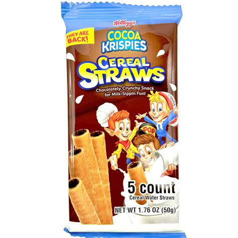 Cocoa Krispies Cereal Straws 1 76oz Candy Paradise