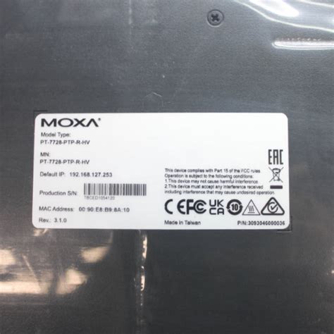 Moxa 28 Port Rack Mount Managed Ethernet Switch Pt 7728 Ptp R Hv