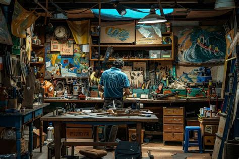 Workshop Setting Stock Illustrations 7900 Workshop Setting Stock