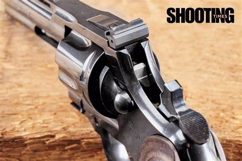 Colt S New Blued Model Python 357 Magnum Revolver Review Shooting Times