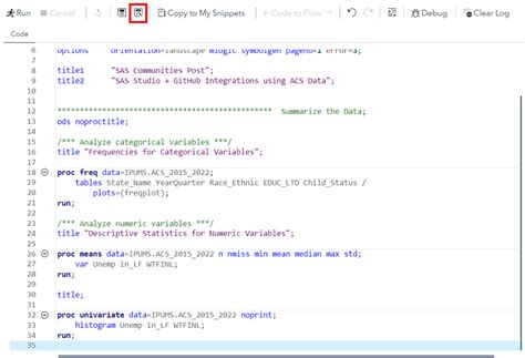 Github Sas Studio Integration In Sas Viya For Learners 4 Vfl4 Sas