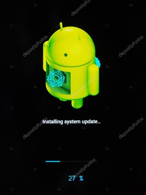 Android Installiert System Update Redaktionelles Stockfoto Route66