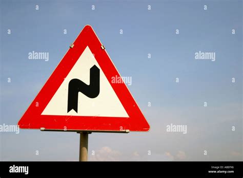 Double Curve Sign Stock Photos Double Curve Sign Stock Images Alamy