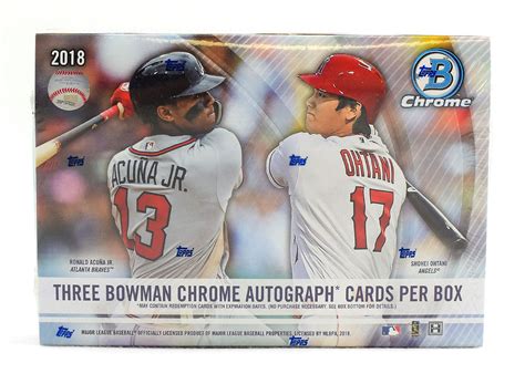 2018 Bowman Chrome Baseball Hta Choice Box Da Card World