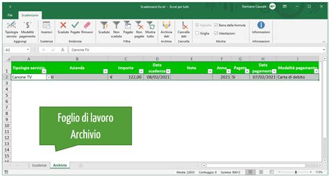 Scadenzario Excel Gestione Scadenze Excel Excel Per Tutti