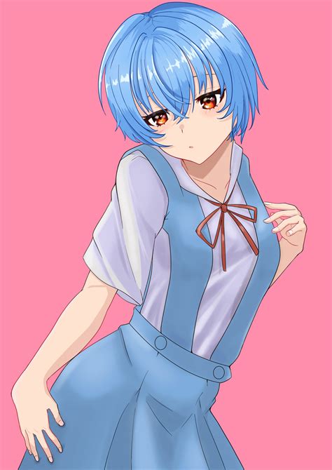 배경 화면 애니메이션 소녀들 Rebuild Of Evangelion 신세기 에반게리온 신 Super Robot Taisen 아야나미 레이 짧은 머리 파란 머리