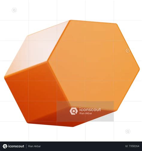 Hexagonal Prism Shape 3d Icon Download In Png Obj Or Blend Format