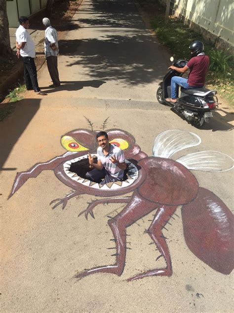 Artist Uses Mermaid To Highlight Bengalurus Pothole Problem Buzz