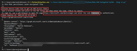 Microsoft Graph Using Msal With Python And Delegated Permissions