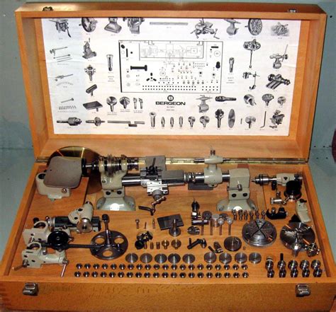 Bergeon lathe photographs