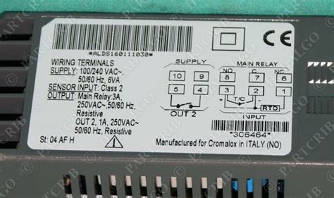 Chromalox 1601 11030 1600 Temperature Process Control Controller New