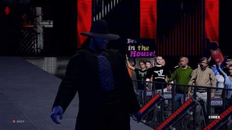 Wwe 2k17 Undertaker Funny Entrance 2 Youtube
