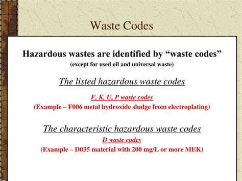 Ppt Introduction To The Resource Conservation And Recovery Act Rcra Powerpoint Presentation