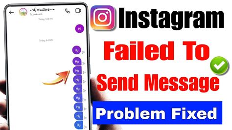Instagram Failed To Send Message Problem Instagram Messages Sending