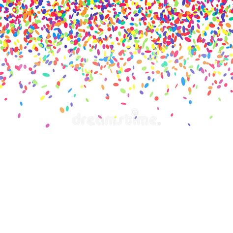 Colorful Confetti Background Stock Vector Illustration Of Background