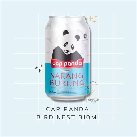 Jual Cap Panda Sarang Burung Bird Nest Minuman Kaleng Sehat 310ml