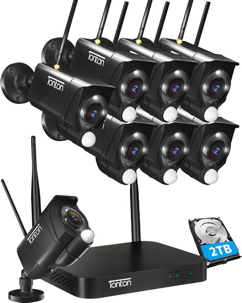 Outdoor Use Wireless Security Camera System With Remote Viewing