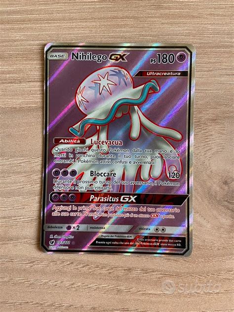 Carta Pokémon Nihlego Gx Collezionismo In Vendita A Milano