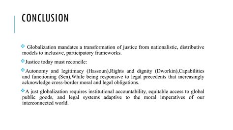 Globalization And Justice And Freedom Of Speechpptx