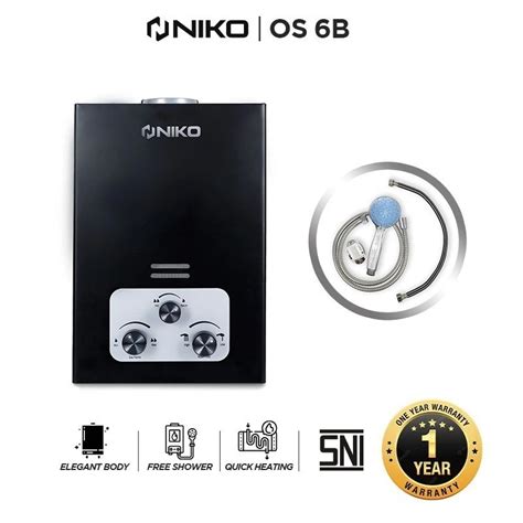 Jual Niko Water Heater Gas Liter ONSEN OS B OS G OS W Pemanas Air Gas Shopee Indonesia