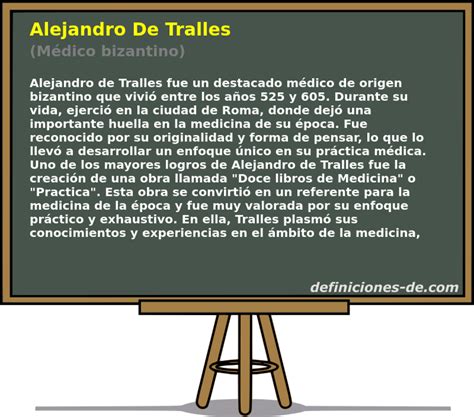 Breve Biografía De Alejandro De Tralles Médico Bizantino