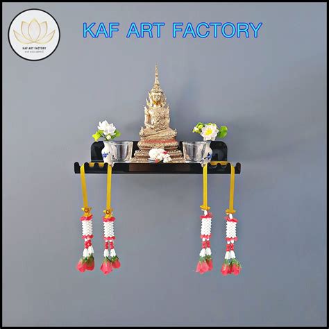 Kaf Art Factory หิ้งพระติดผนังอะคริลิค มี 3 สี 3 ขนาด ชั้นวางอะคริลิค