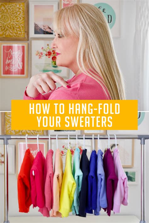 How To Hang Sweaters Without Stretching Or Bumps How To Fold Sweaters