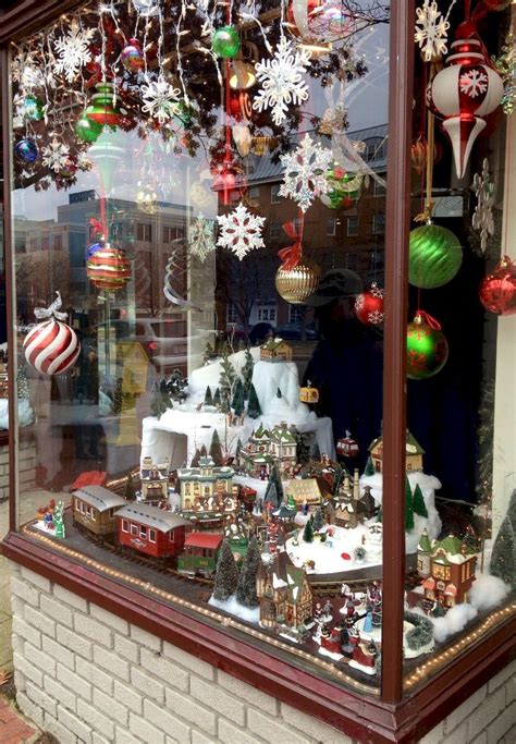 50 Christmas Village Window Display Ideas Home To Z Christmas Window
