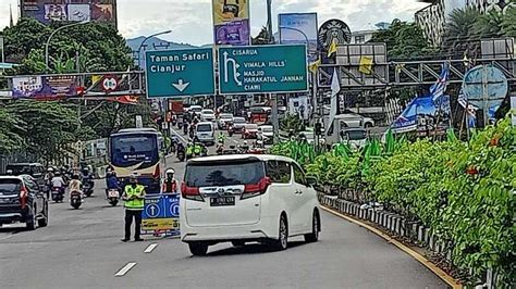 Mengurangi Kemacetan Polres Bogor Berlakukan Ganjil Genap Di Puncak