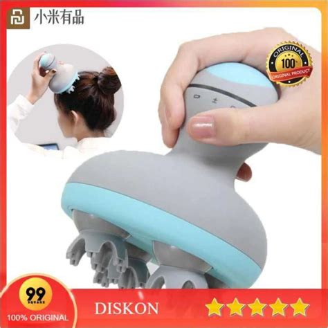 Promo Youpin Mini Alat Pijat Kepala Head Massager Four Wheel Rotation
