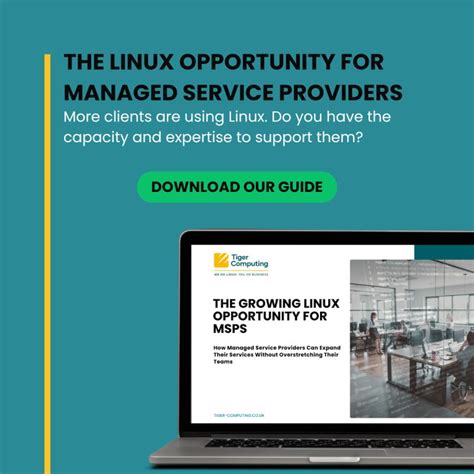 The Linux Opportunity For Msps Tiger Computing