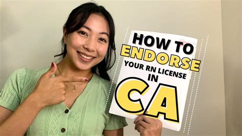 How To Endorse Your Rn License In California Nursing In Ca Youtube