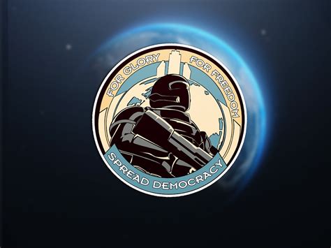 Helldivers 2 Spread Democracy Sticker Etsy